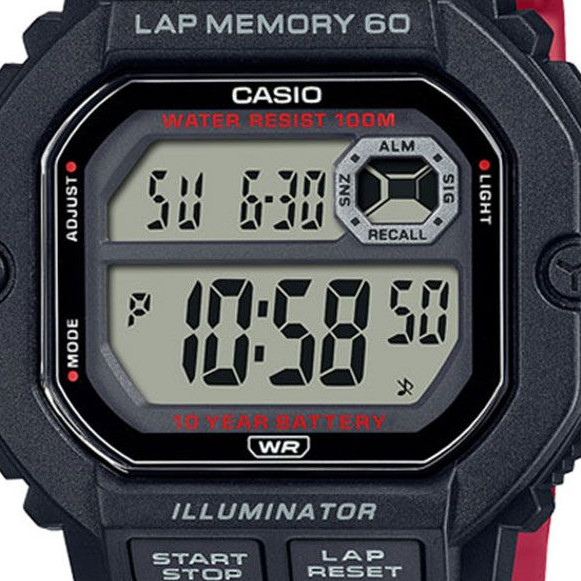 Casio Digital WS-1400H-4A - zegarek męski - ZegarkiCentrum.pl