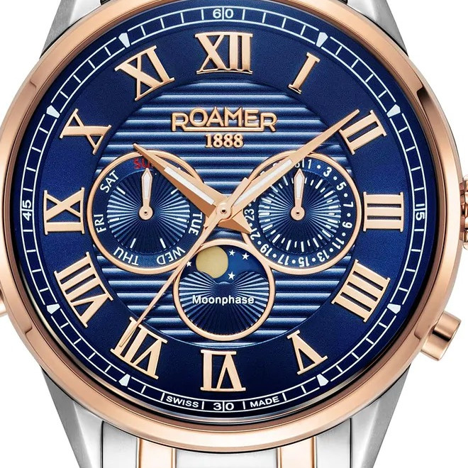 Roamer Superior 513821 49 45 50 - zegarek męski - ZegarkiCentrum.pl